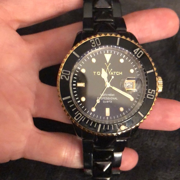 ToyWatch | Jewelry | Rare Toy Watch Red Black Studs Rocker Pyramid ...